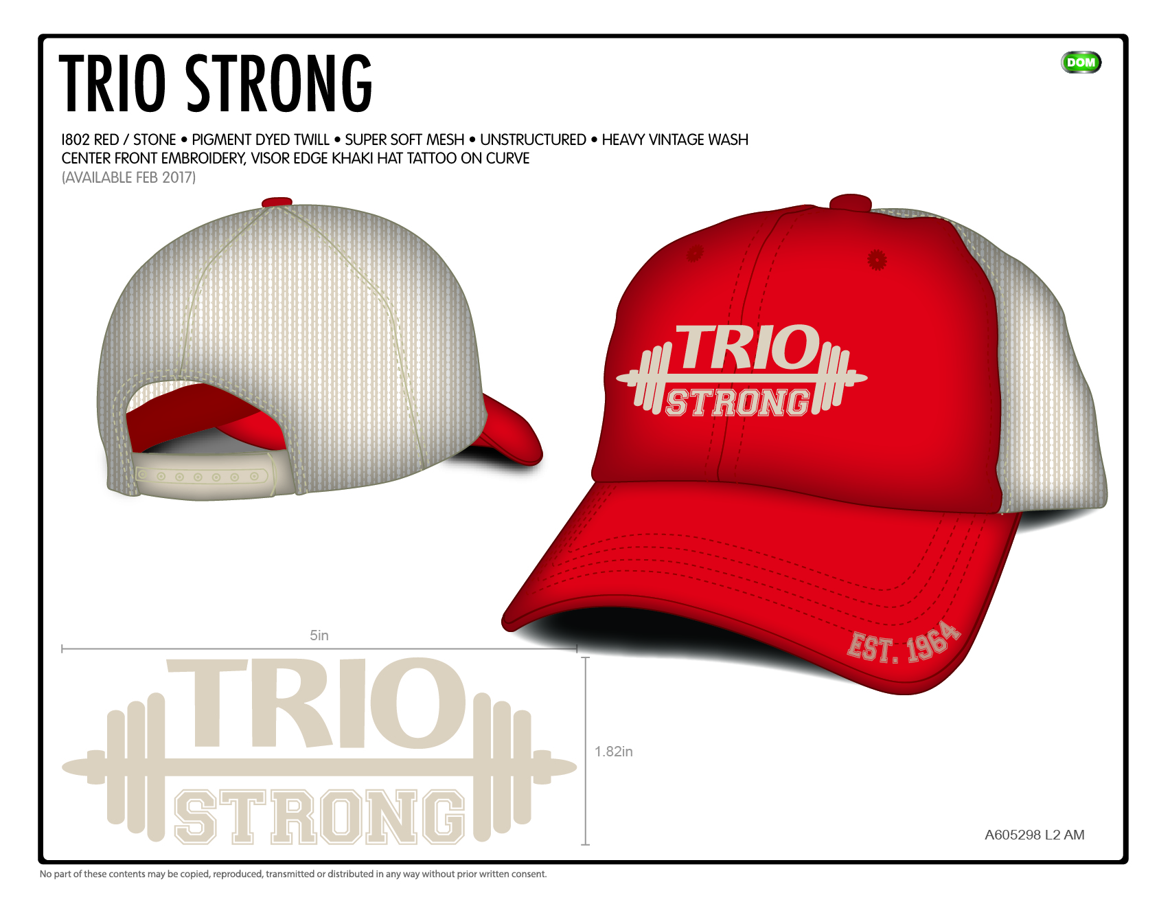 New TRIO Cap Designs | Proforma TRIO Ideas